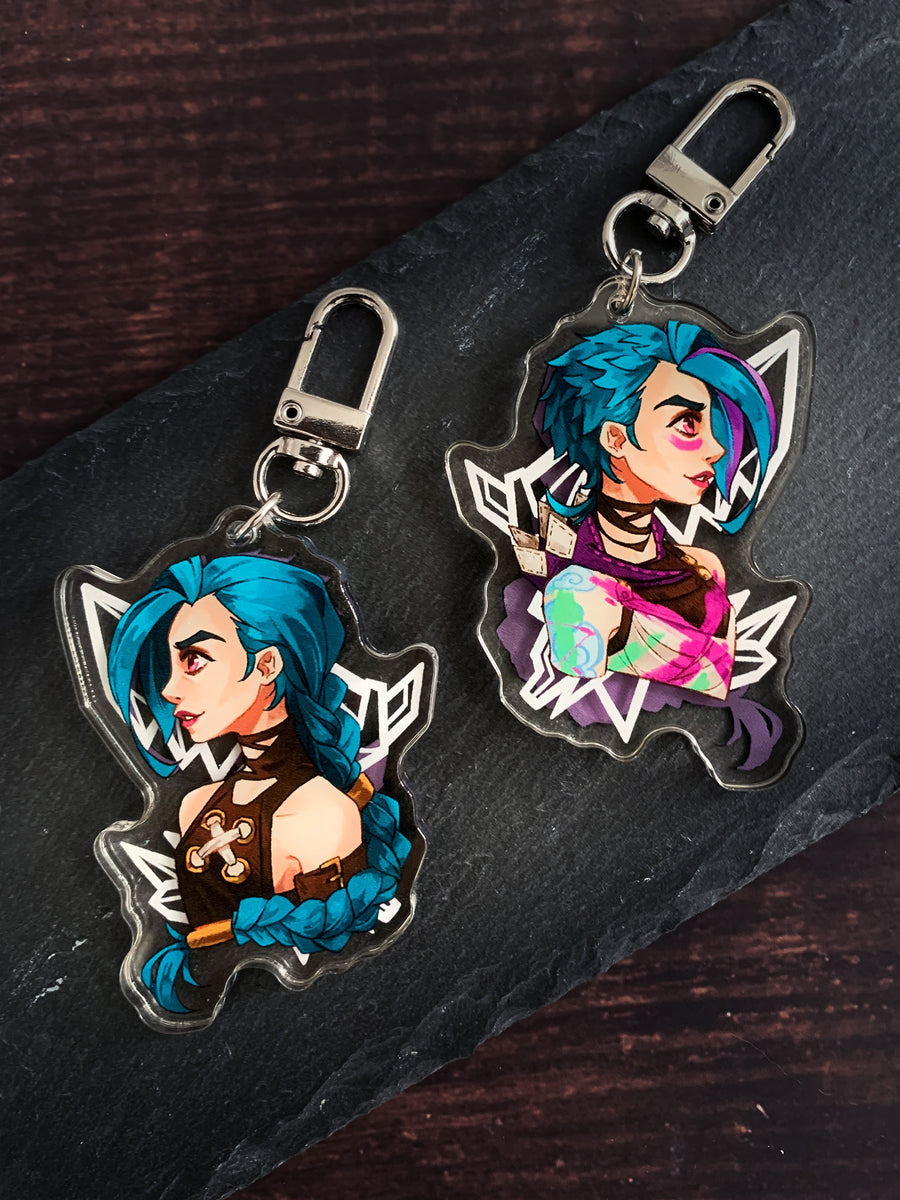 Arcane Silco Vander Warwick Jinx 3D Charms – zetallis