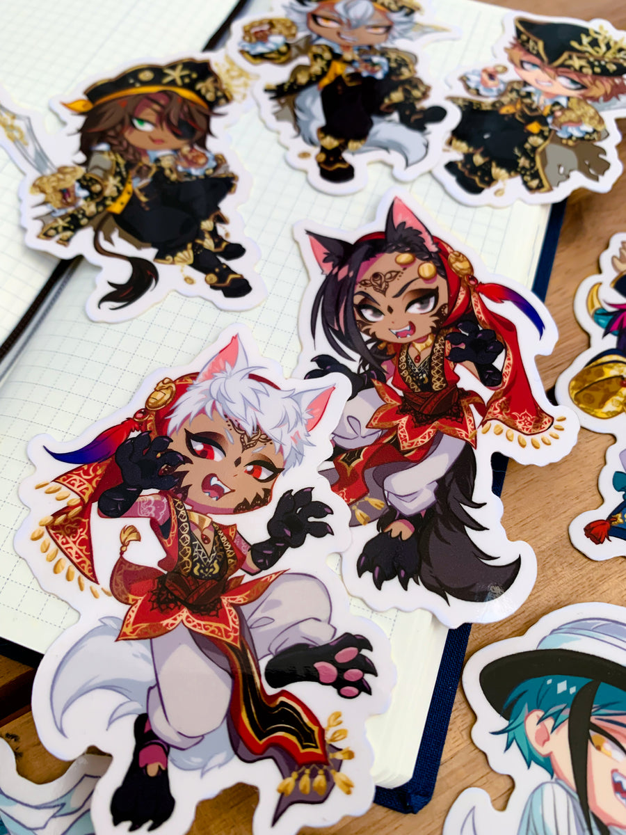 TWST Halloween Stickers – zetallis